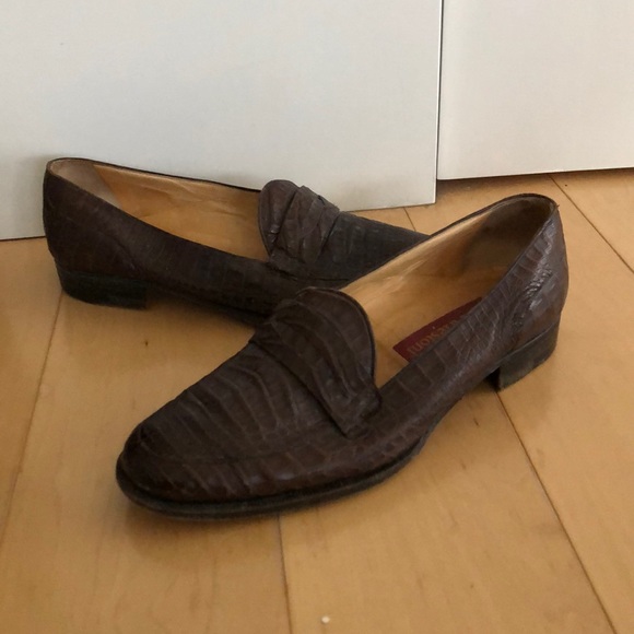 a. testoni | Shoes | A Testoni Real Croc Leather Classic Loafers | Poshmark